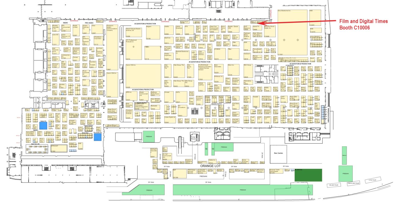 NAB Trail Map by FDTimes - Film and Digital TimesFilm and Digital Times