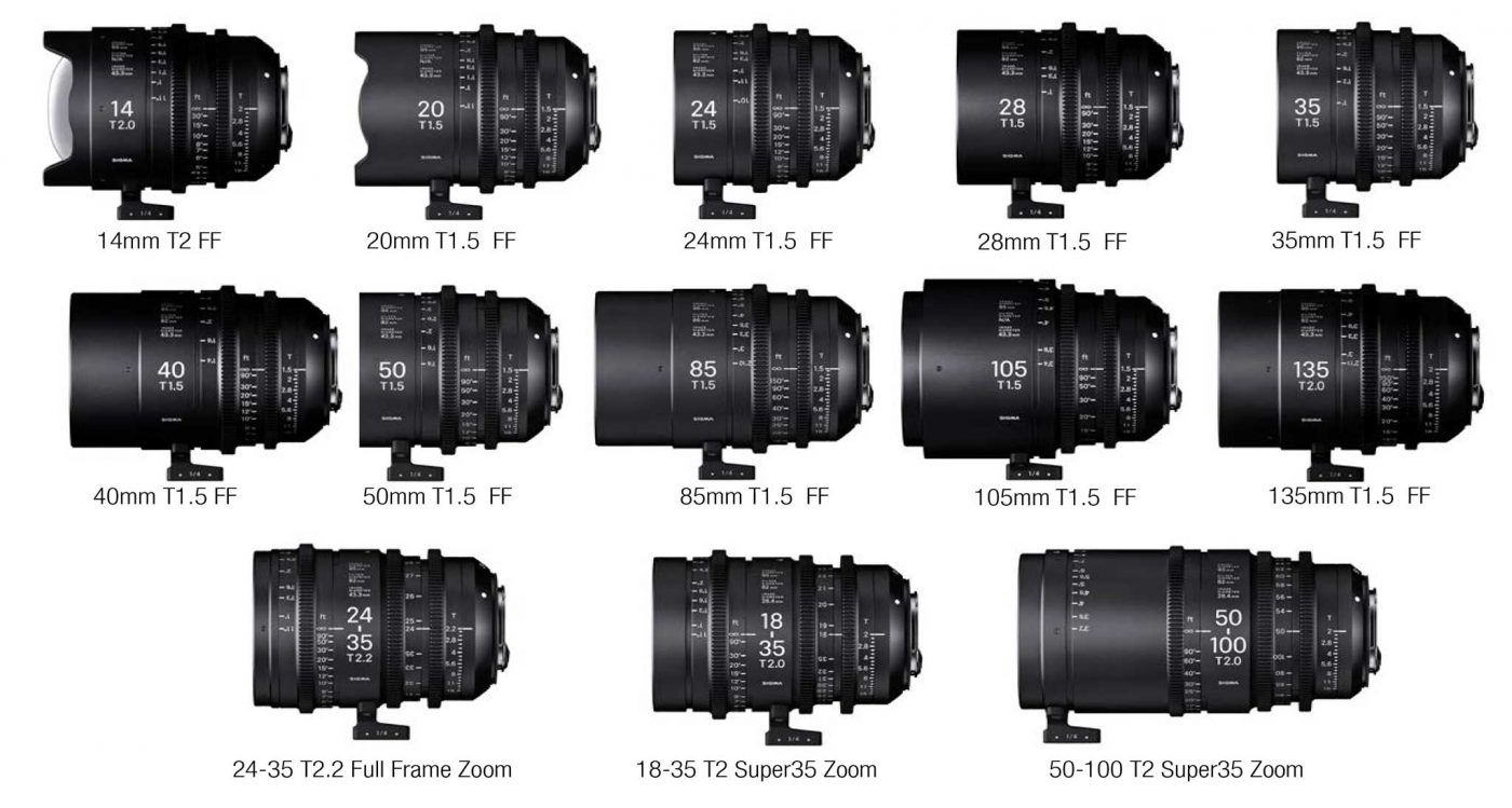 SIGMA 28, 40 & 105mm T1.5 FF - Film and Digital TimesFilm and Digital Times